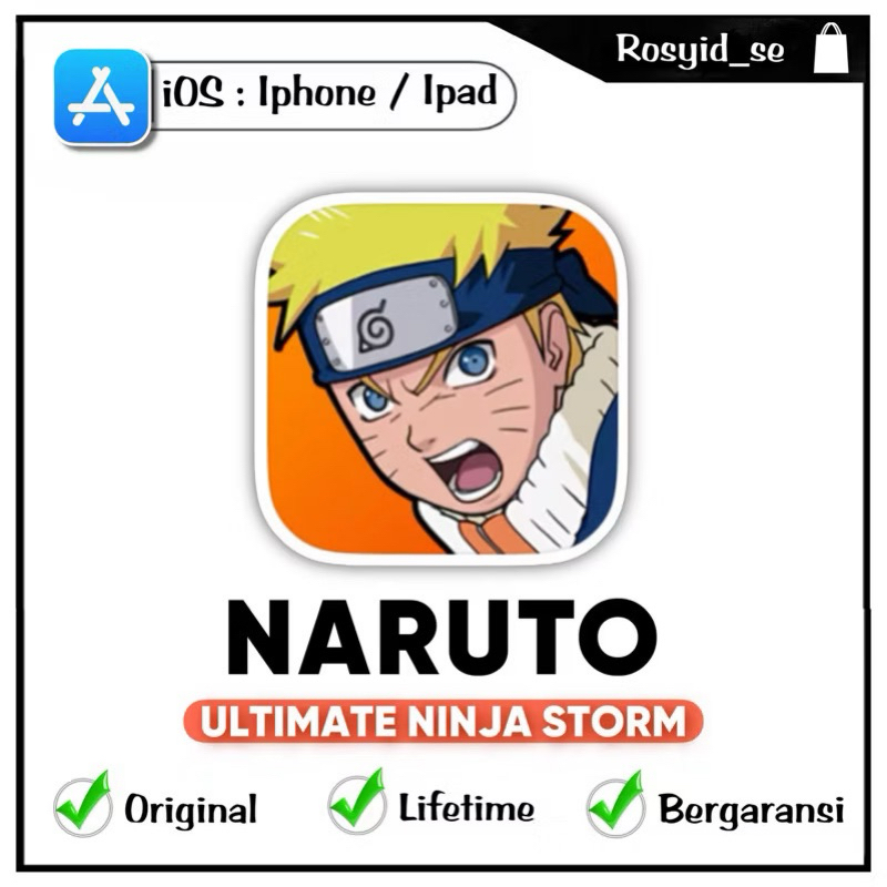Jual NARUTO: Ultimate Ninja STORM iOS Original Selamanyaa | Shopee ...