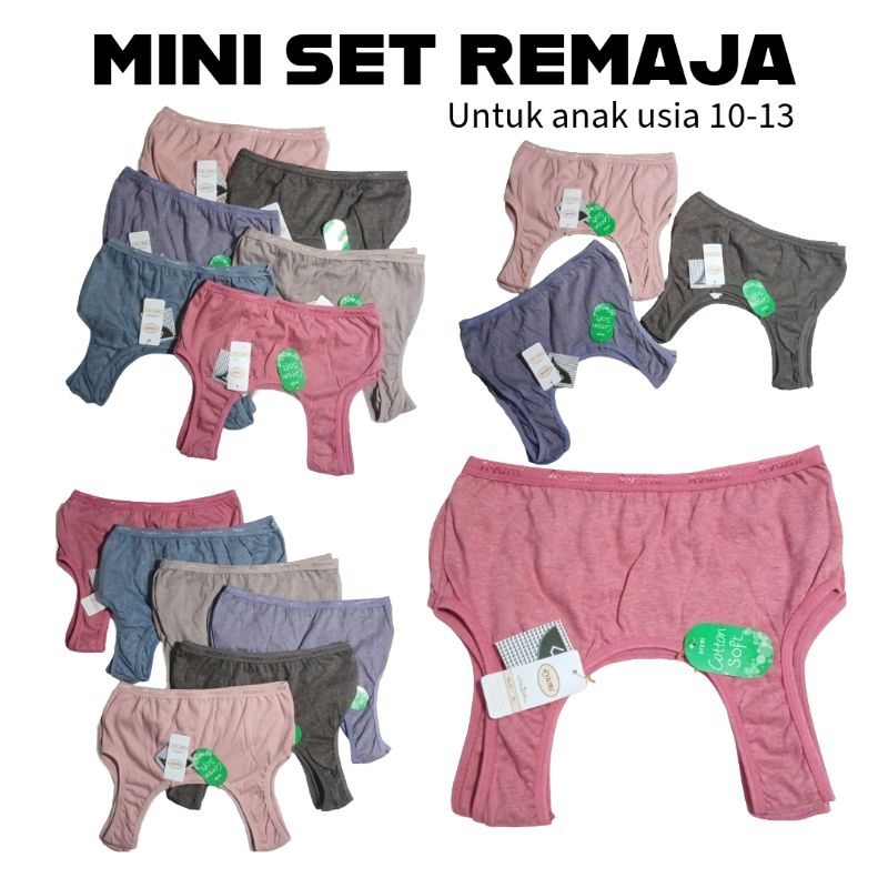 Jual AYUMI Miniset Remaja Tali Besar Miniset Misty Miniset Polos Bahan ...