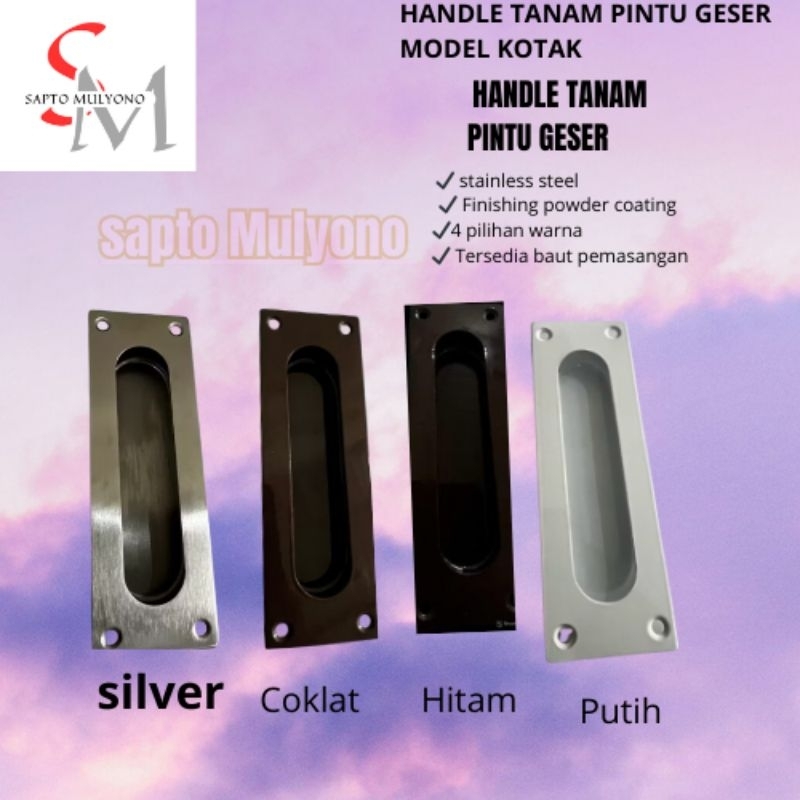 Jual HANDLE TANAM PINTU GESER/SLIDING KOMEN KOTAK OVAL 15cm×5cm 4cm× ...