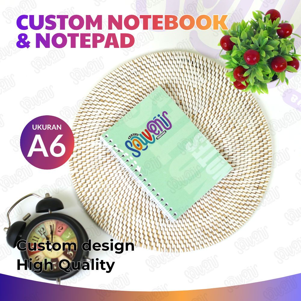 Jual CUSTOM Notebook & Notepad | Cetak Notes | Souvenir Pernikahan ...