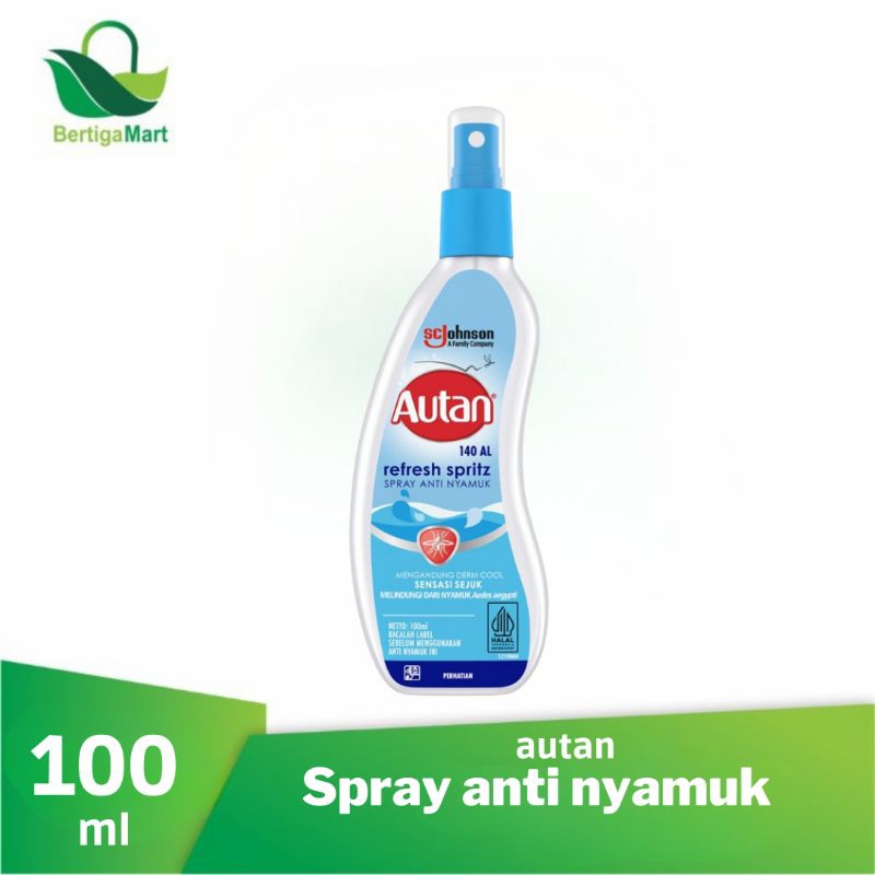 Jual Autan Spray Cair Anti Nyamuk Botol 100ml | Shopee Indonesia