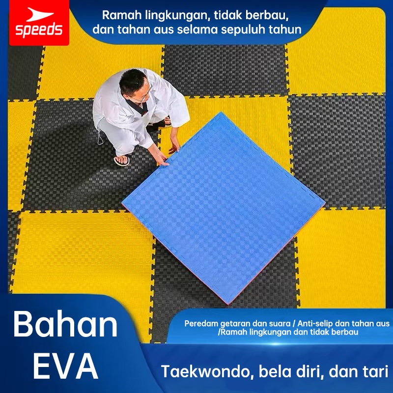 Jual SPEEDS Matras Latihan Taekwondo Dua Sisi, Matras Tebal Ukuran ...