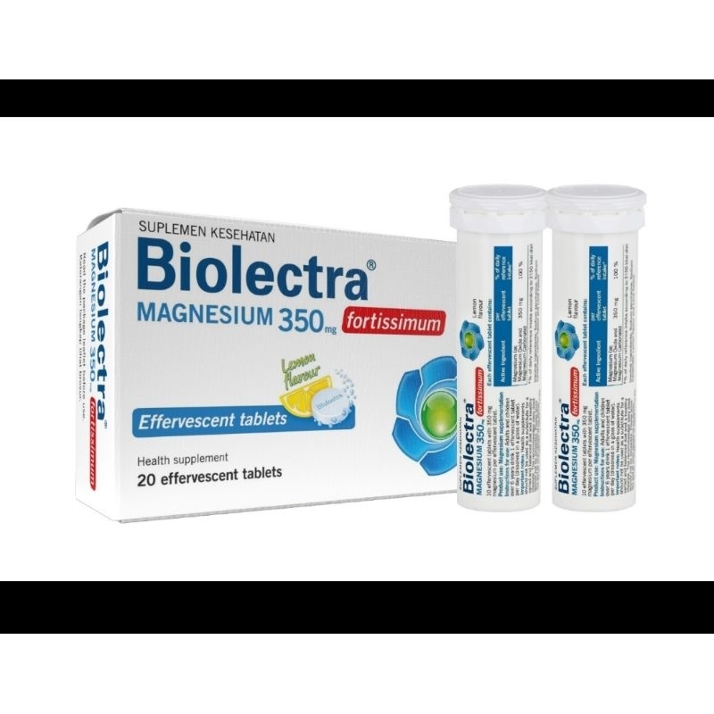 Jual BiolectrA Magnesium 350mg Suplemen | Shopee Indonesia