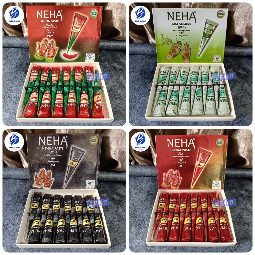 Jual Pacar Henna NEHA PASTA ASLI Henna Neha Henna Kutek Halal Terlaris ...