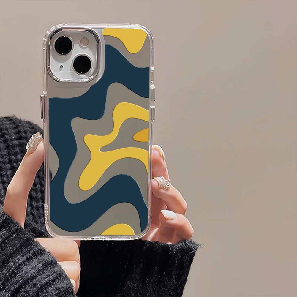 Jual kuning Garis Bergelombang - Kawaii Spiegel Mirror Case/Casing kaca ...