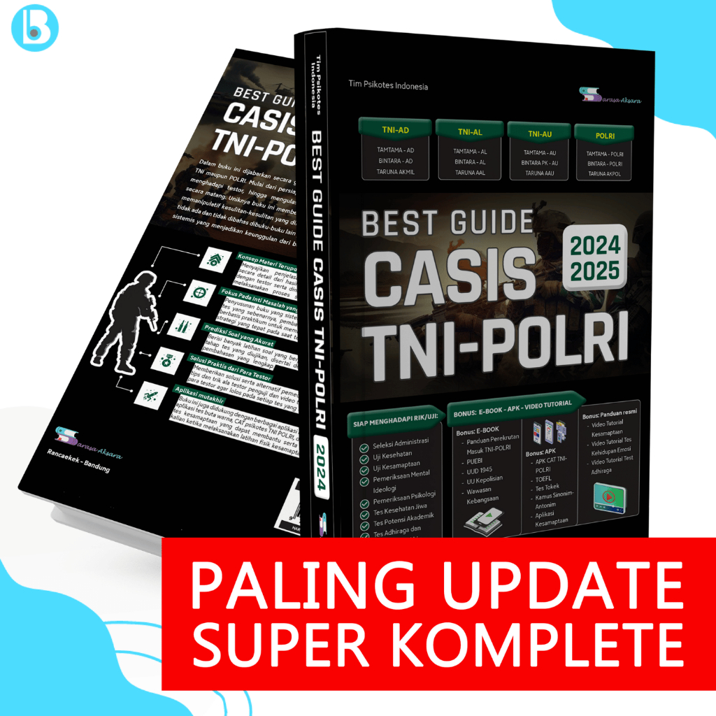 Jual BUKU TNI POLRI- Buku Tes Tni Polri - Buku Psikotes Tni Polri ...