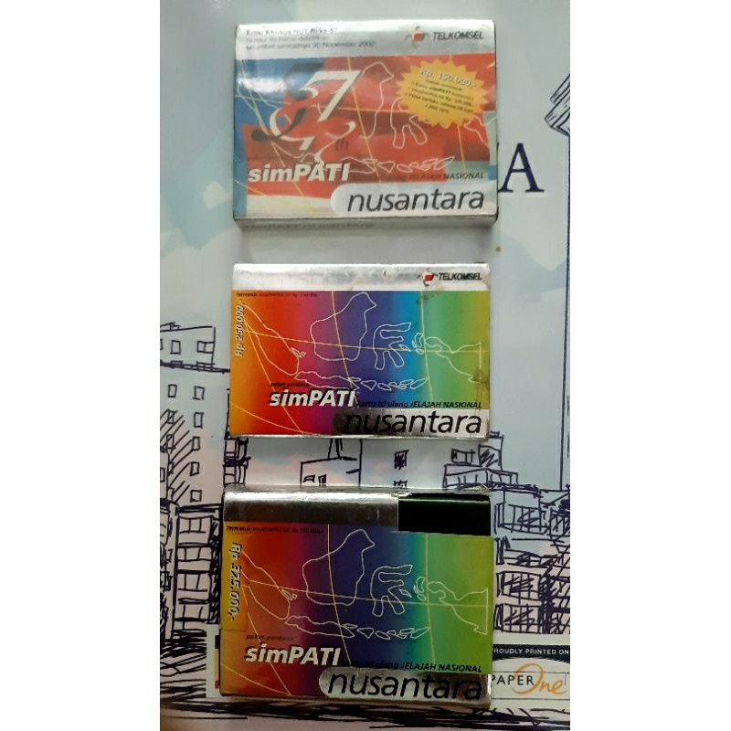 Jual Box kotak simcard lawas Simpati Mentari Matrix koleksi | Shopee ...
