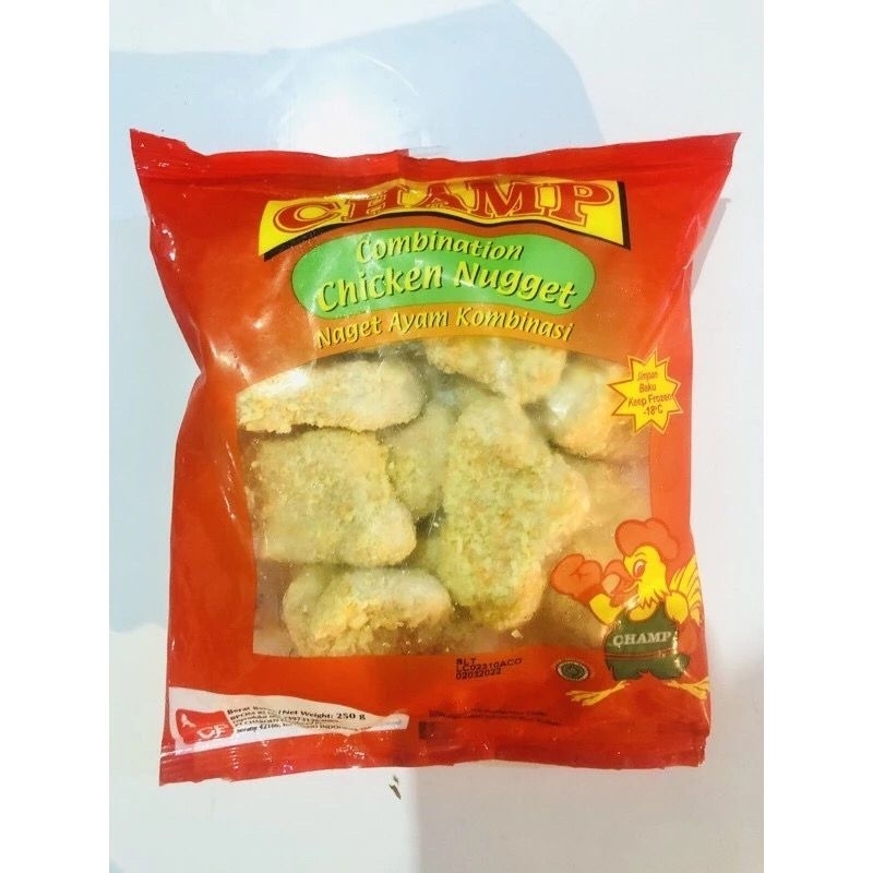 Jual Champ Chicken Nugget / Naget ayam champ 250g 500g | Shopee Indonesia