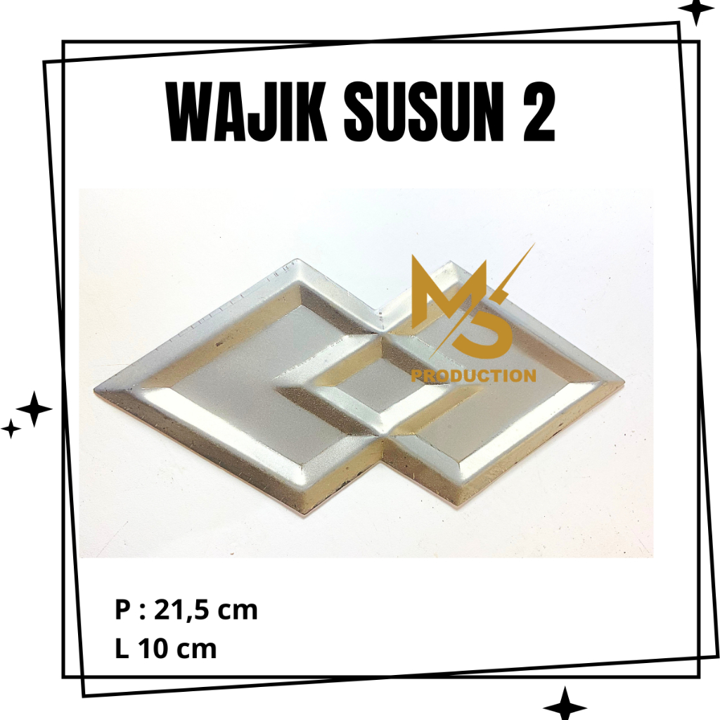 Jual Wajik Susun 2 Rapat Tampilan 1 Muka Ornamen Aksesoris Pintu Pagar ...