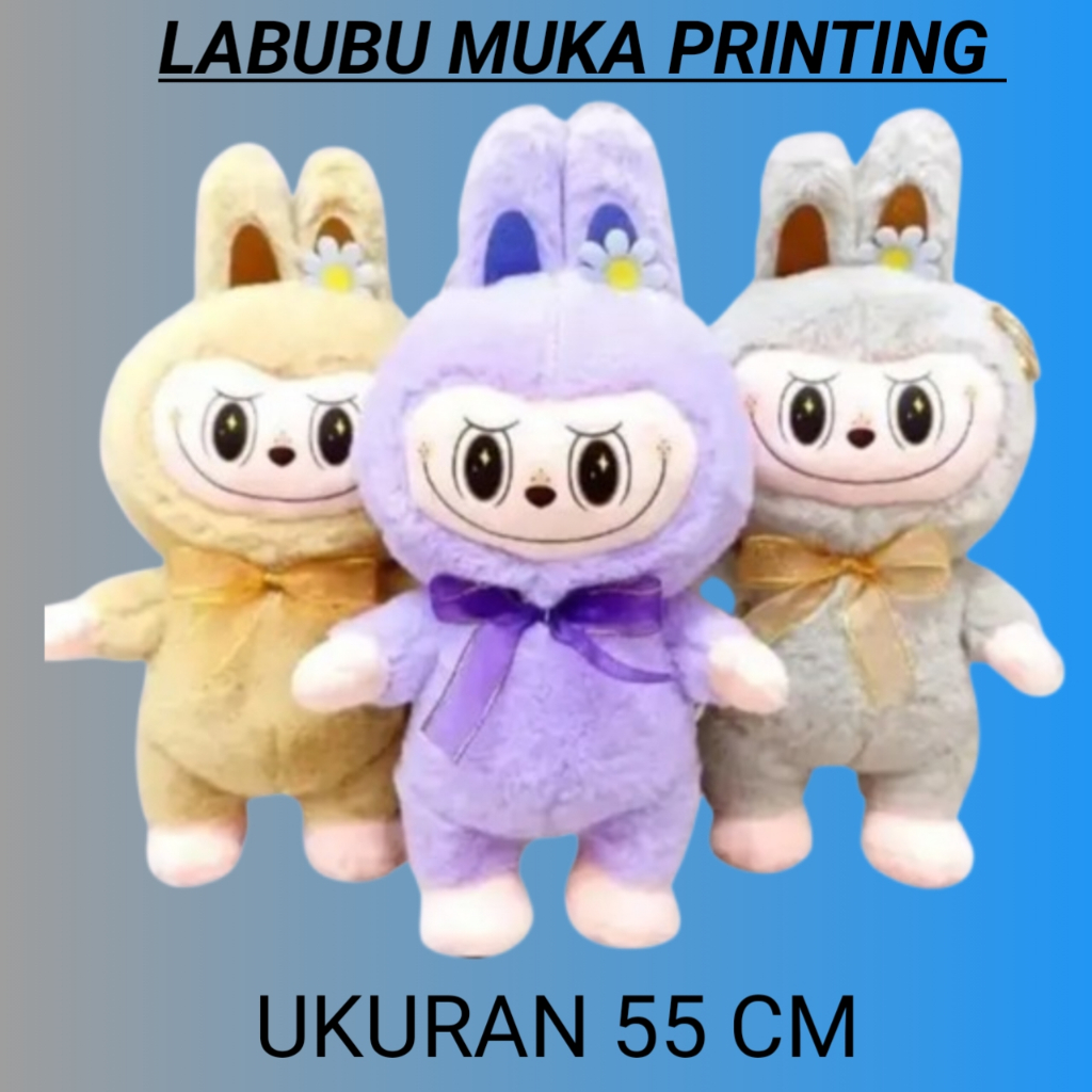Jual TERLARIS!!!the monster Boneka Labubu Ukuran 48cm Muka Printing ...