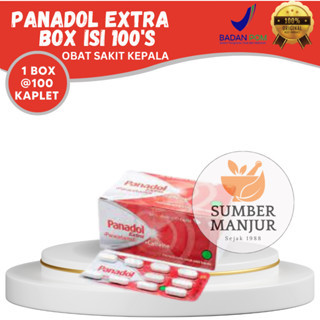 Jual PANADOL EXTRA 1 BOX ISI 100S - OBAT SAKIT KEPALA | Shopee Indonesia