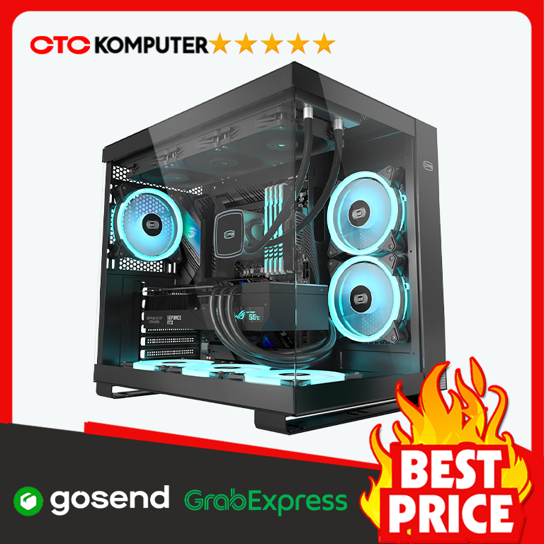 Jual Casing PCCooler / PC Cooler C3 T500 ARGB Black [ATX] | Shopee ...