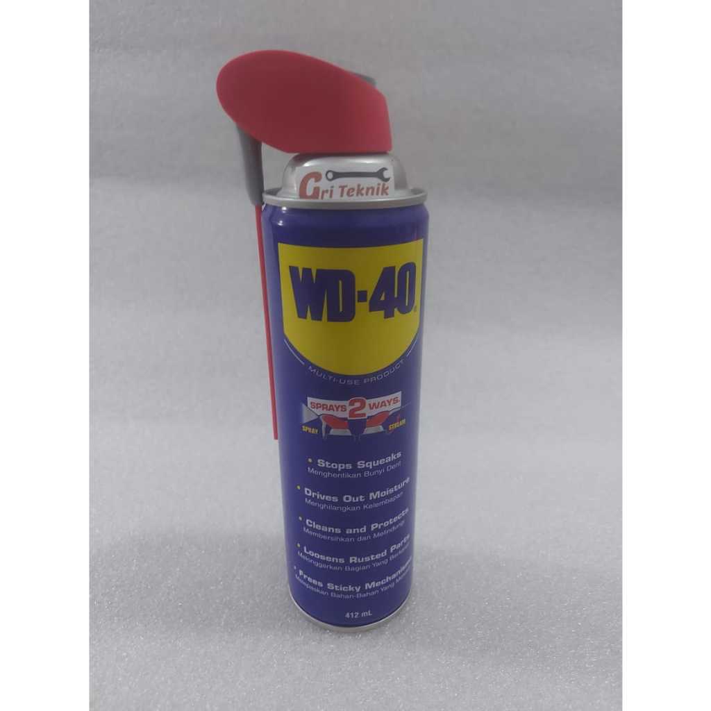 Jual ORIGINAL WD-40 UKURAN 412 ML !!! WD-40 ANTI KARAT UKURAN 412 ML SMART STRAW ( WD 40 PELUMAS ...