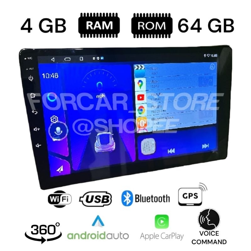 Jual Headunit Android 9 inch RAM 4GB MEMORY 64GB SKELETON SKT-8189 | Shopee Indonesia