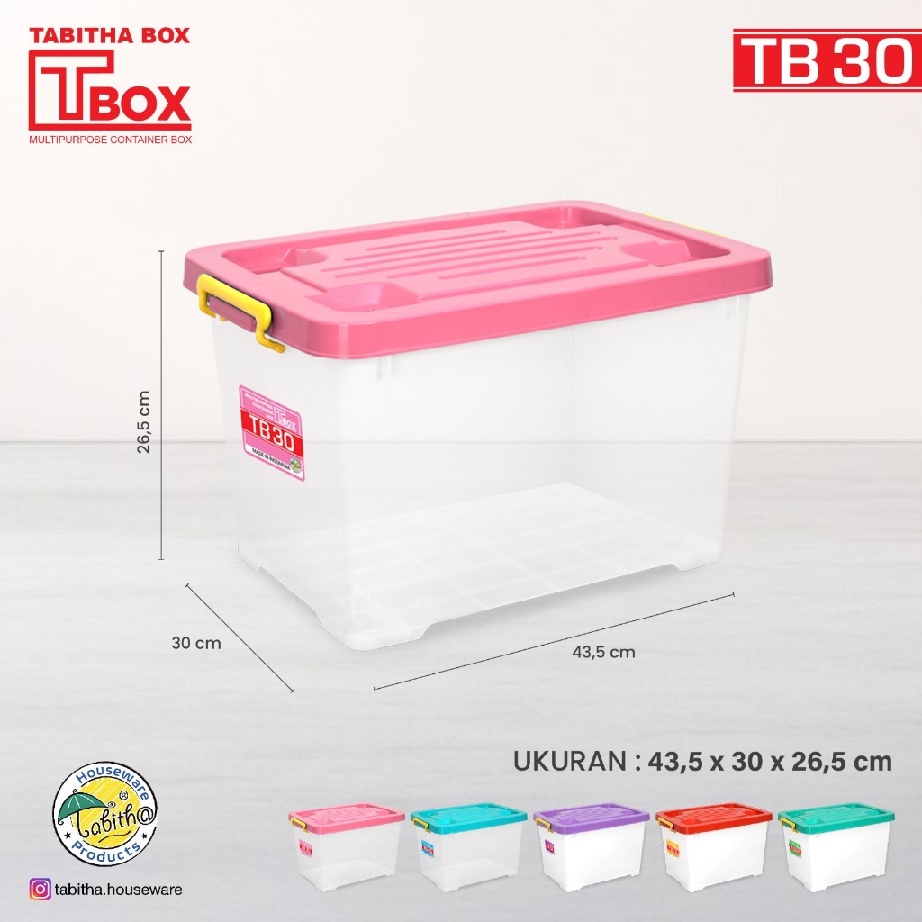 Jual Container Box Shinpo CB 30 Liter Kontainer Storage Box SIP Kotak ...
