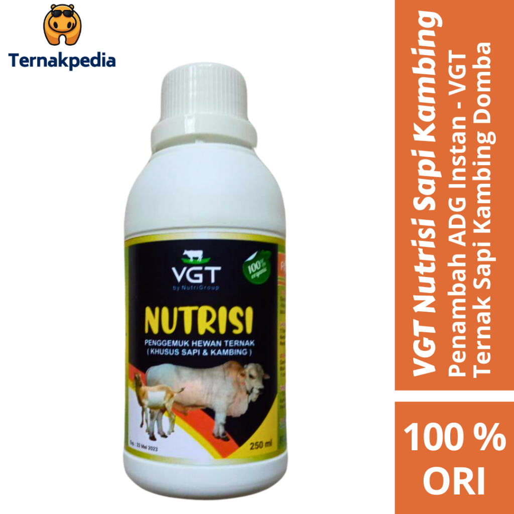 Jual VGT Nutrisi Sapi dan Kambing 250 ml - Kambing - Domba - Nutrisi VGT | Shopee Indonesia