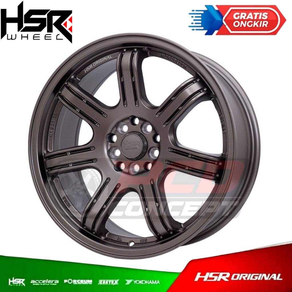 Jual RING 18 VELG MOBIL HSR SIAK HSR R18X8 H10X100-114,3 ET45 SMBRZ- VELG SURABAYA | Shopee ...