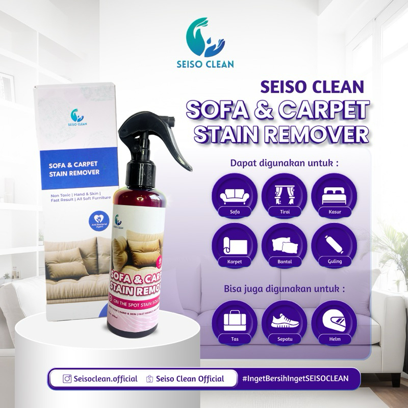 Jual Penghilang Noda Sofa & Karpet SEISO CLEAN - Pertama di Indonesia ...