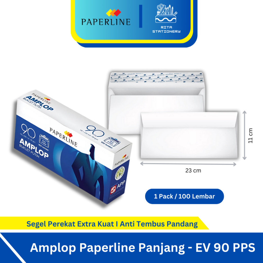 Jual Amplop Paperline Panjang Putih - PPL EV 90 PPS | Shopee Indonesia