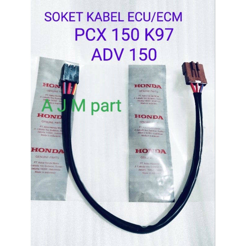 Jual KABEL SOKET ECU ECM HONDA ADV 150 PCX 150 K97 ORIGINAL ASLI ...