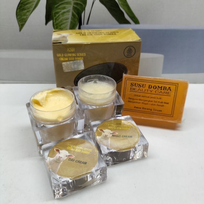 Jual PAKET CREAM SUSU DOMBA CSD GOLD ORIGINAL 15GR | Shopee Indonesia