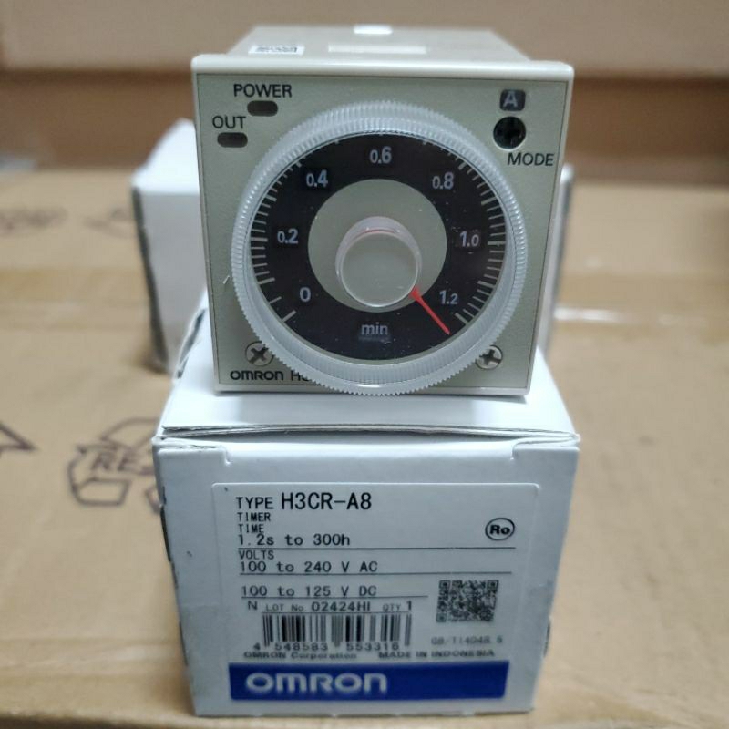 Jual Timer omron H3cr-A8 220vac / OMRON H3CR-A8 Timer 220vac/ omron ...
