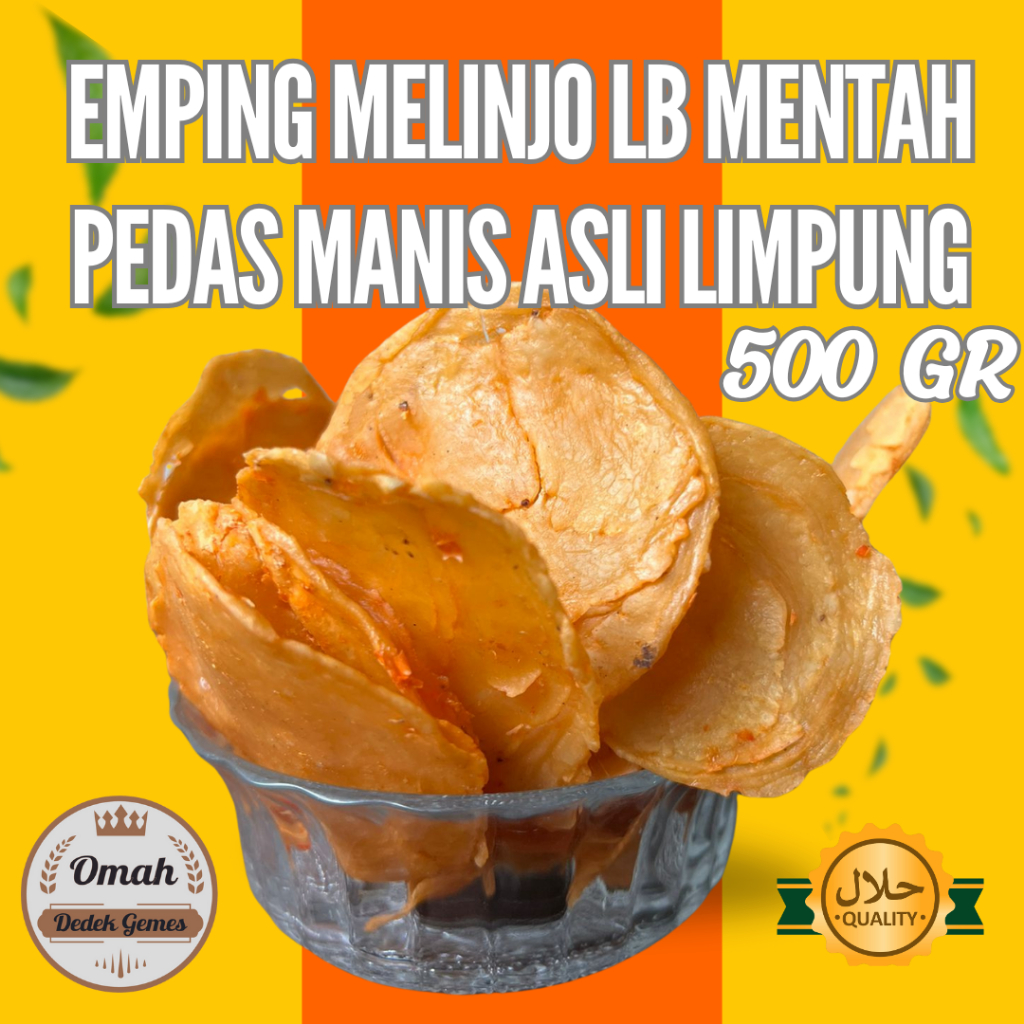 Jual EMPING MELINJO MENTAH PEDAS MANIS LB/ BENGOL 500GR SIAP GORENG ...