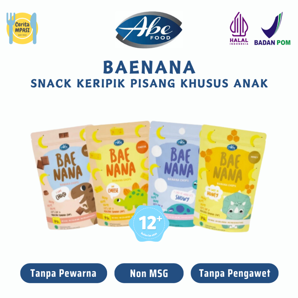 Jual Abe Food Baenana | Snack Keripik Pisang | Snack Anak | Camilan ...