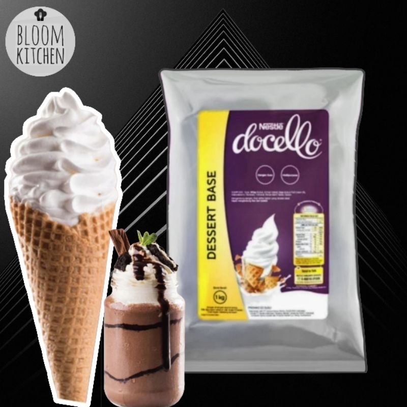 Jual NESTLE DOCELLO Dessert Base 1kg / Soft Ice Cream / Milkshake 1 kg ...