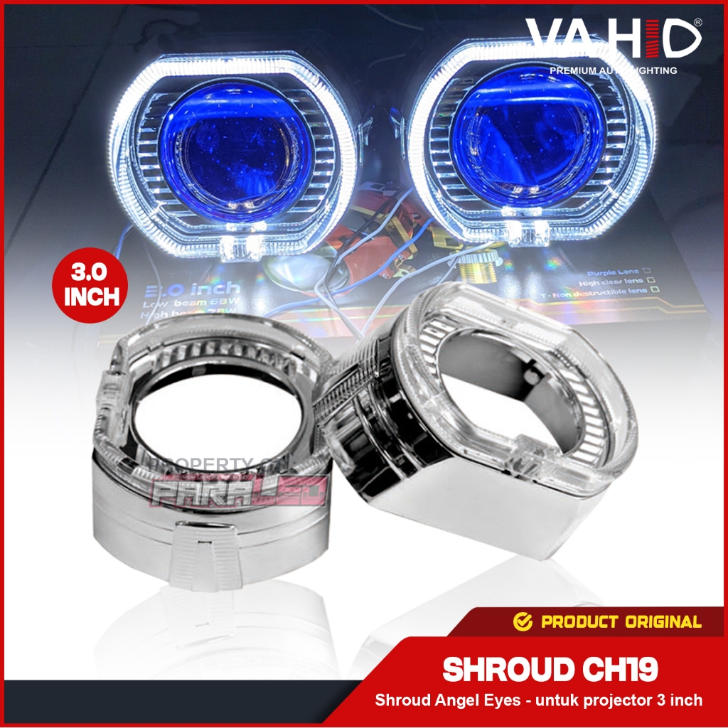 Jual VAHID shroud bmw old CH19 - shroud angel eyes 3 inch bmw klasik ...