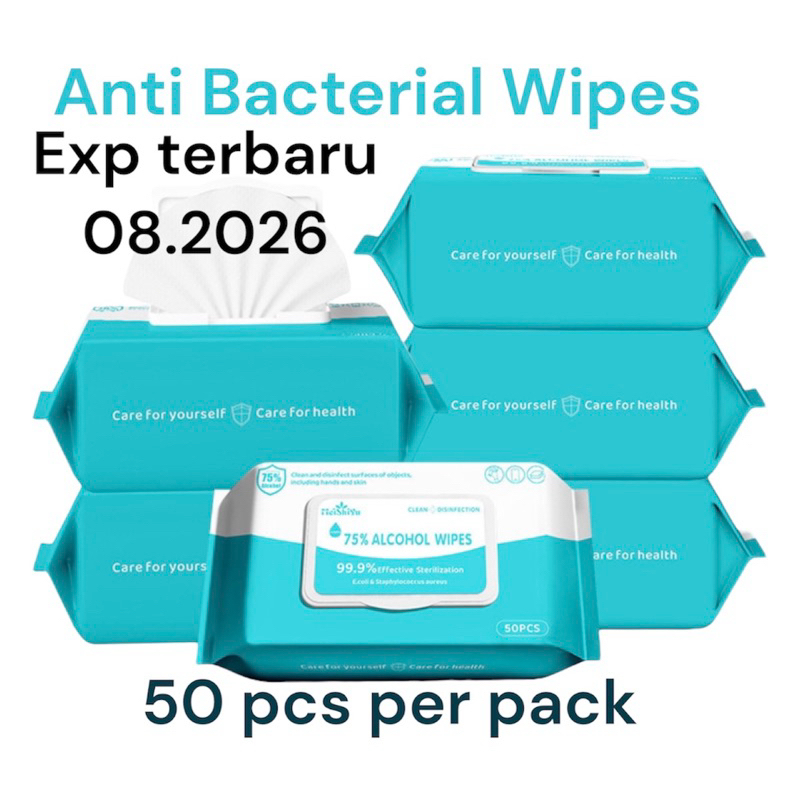 Jual TISSUE BASAH LAP RUMAH ALCOHOL ANTISEPTIK / Tissue Basah ...