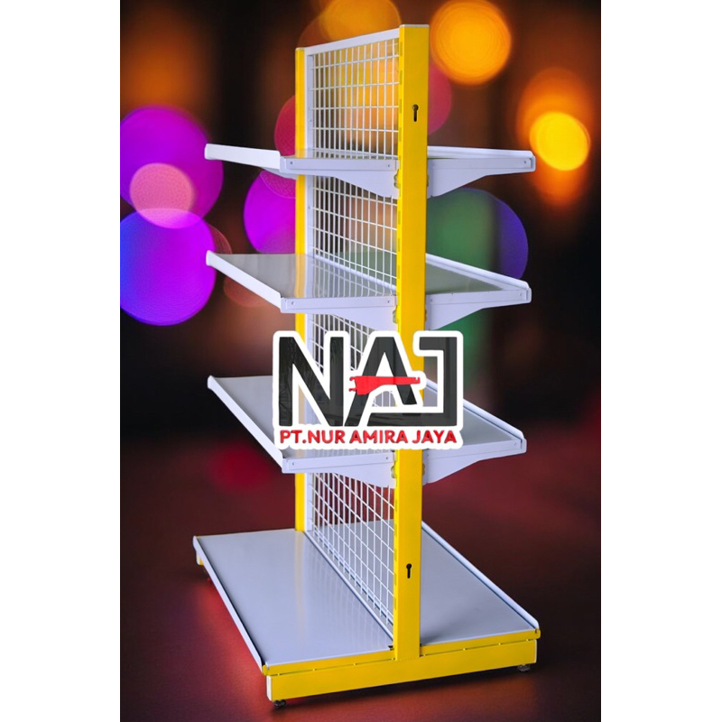 Jual Rak Minimarket Double Star 4Susun Rak Tokoh Dan Rak Minimarket ...