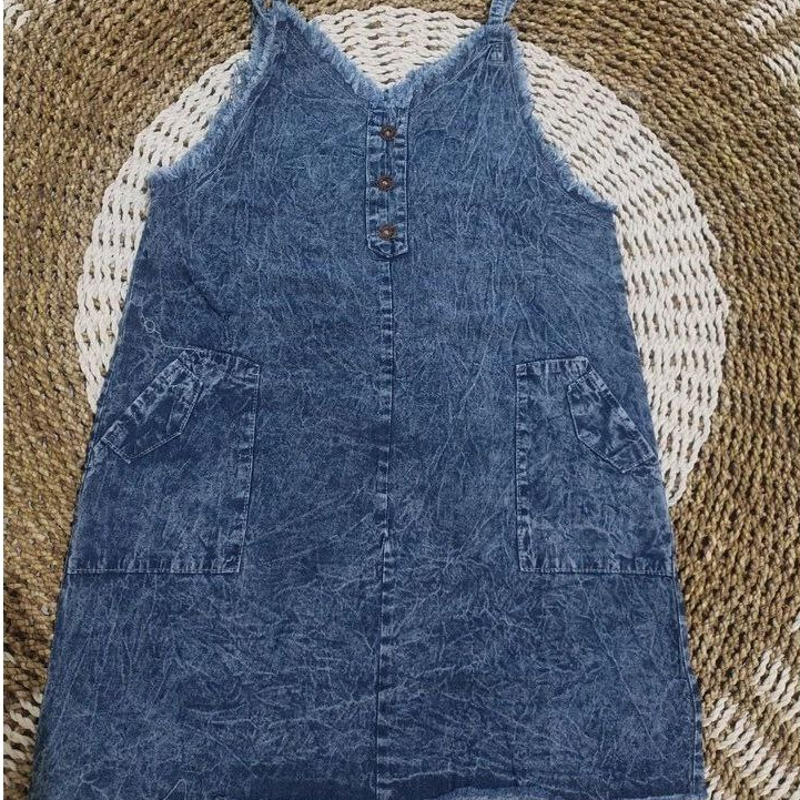 Jual OVERALL JEANS RAWIS KODE TT / ROK OVERALL TERBARU | Shopee Indonesia