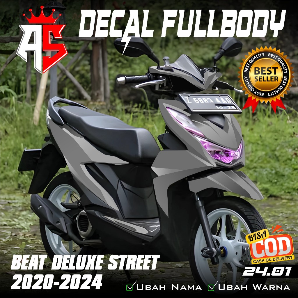 Jual (COD) TERBARU Decal Sticker Beat DELUXE STREET 2020 2021 2022 2023 ...