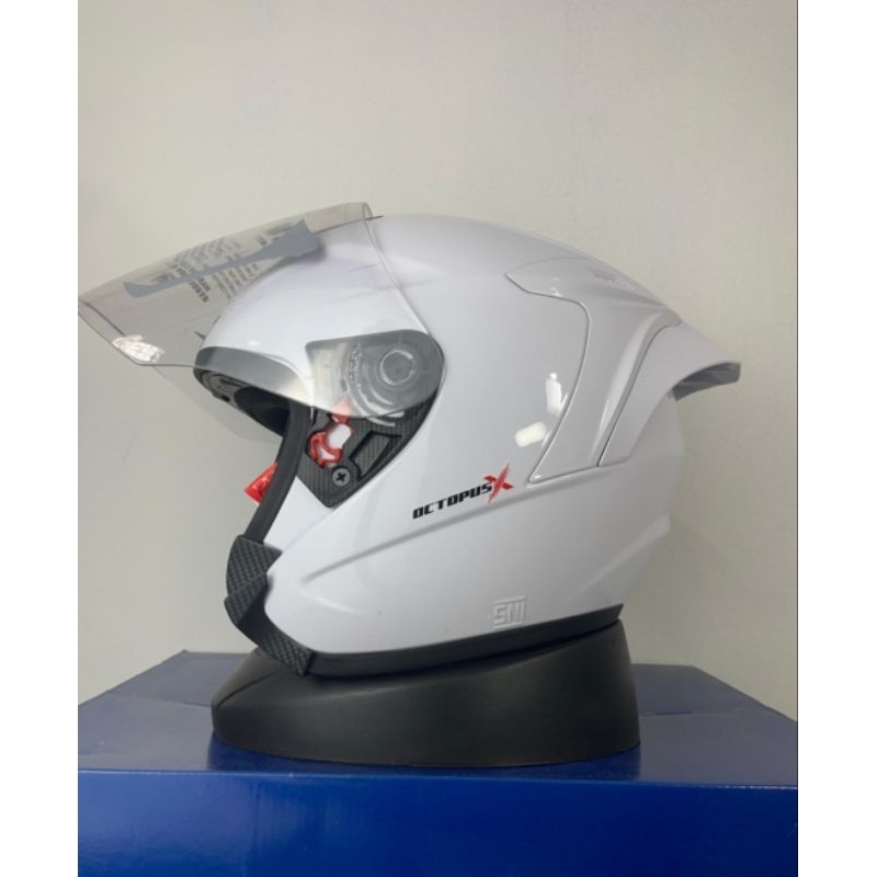 Jual Helm SEV octopus (white) | Shopee Indonesia
