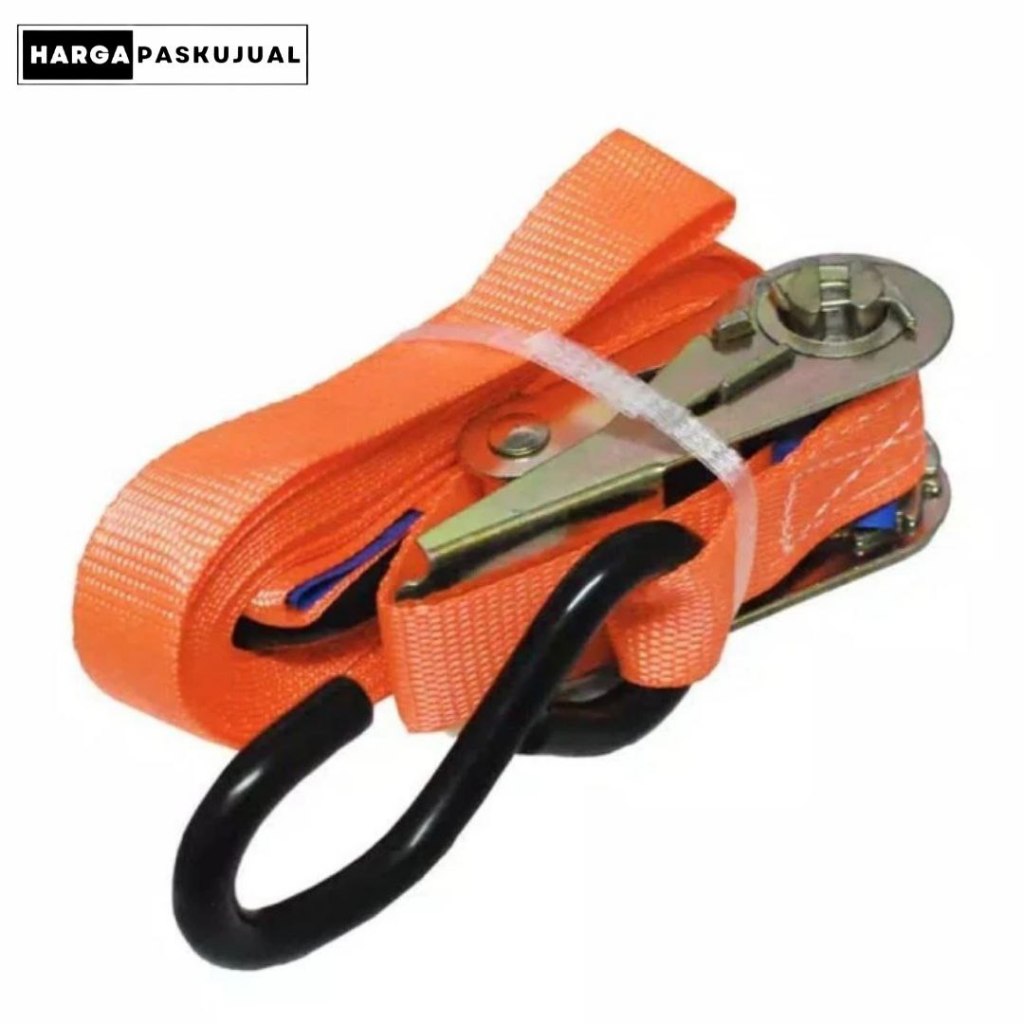 Jual Tali Pengikat Barang 5 Meter Ratchet Tie Down Orange SpeedStrap ...