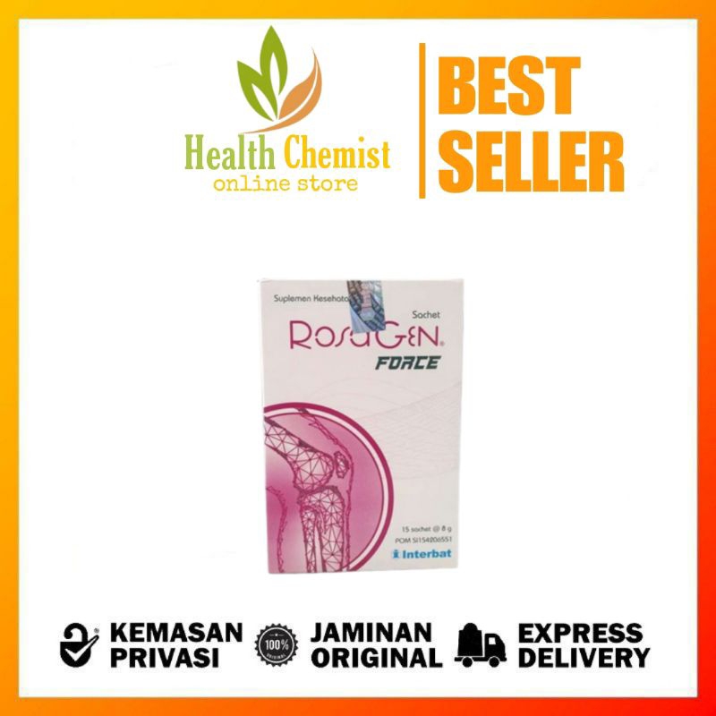 Jual Rosagen Force Sachet Isi 15 Interbat Original Untuk Kesehatan ...