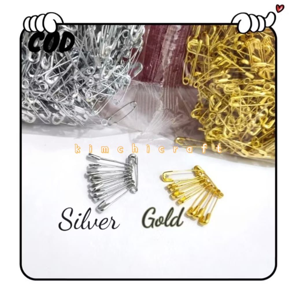 Jual ( ISI 10/20/30/40/50/100 PCS ) PENITI KECIL EMAS SILVER / PENITI ...