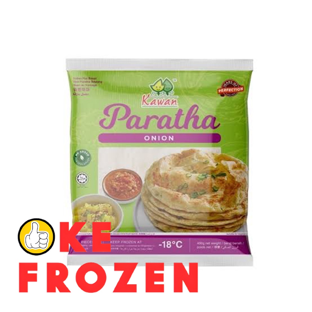 Jual KAWAN FOOD PARATHA ONION / ROTI 400gr ISI 5 PCS | Shopee Indonesia