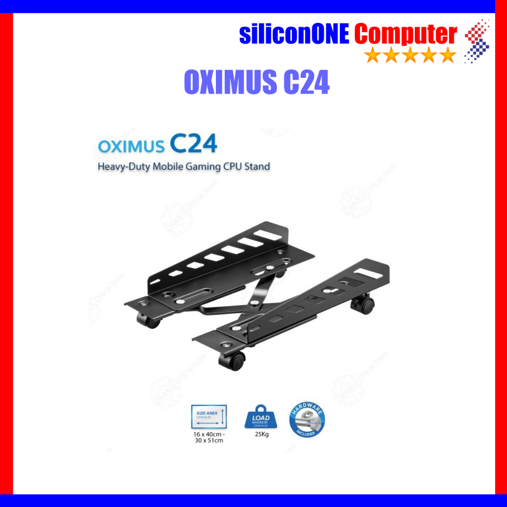 Jual OXIMUS C24 Rak CPU Tray CPU Tempat CPU tatakan Adjustable Width ...