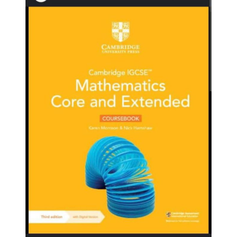 Jual Buku Cambridge Igcse Mathematics Core And Extended Coursebook Full Warna Shopee Indonesia