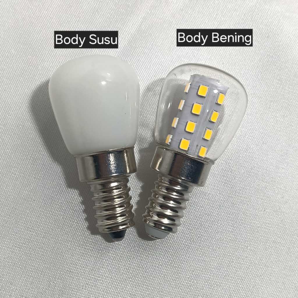Jual Lampu Kulkas LED 3 Watt E12 dan E14 Cahaya Warm White dan Putih | Shopee Indonesia