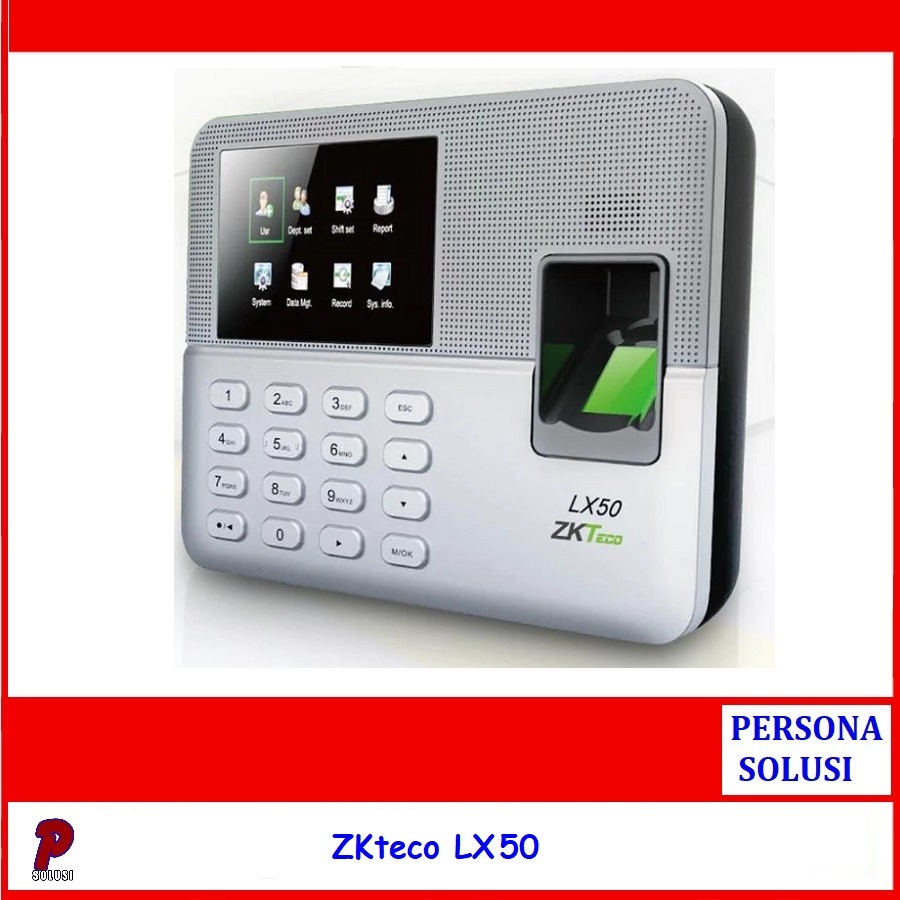 Jual Mesin Absensi Fingerprint ZKTeco LX50 - Garansi resmi 1 Tahun | Shopee Indonesia