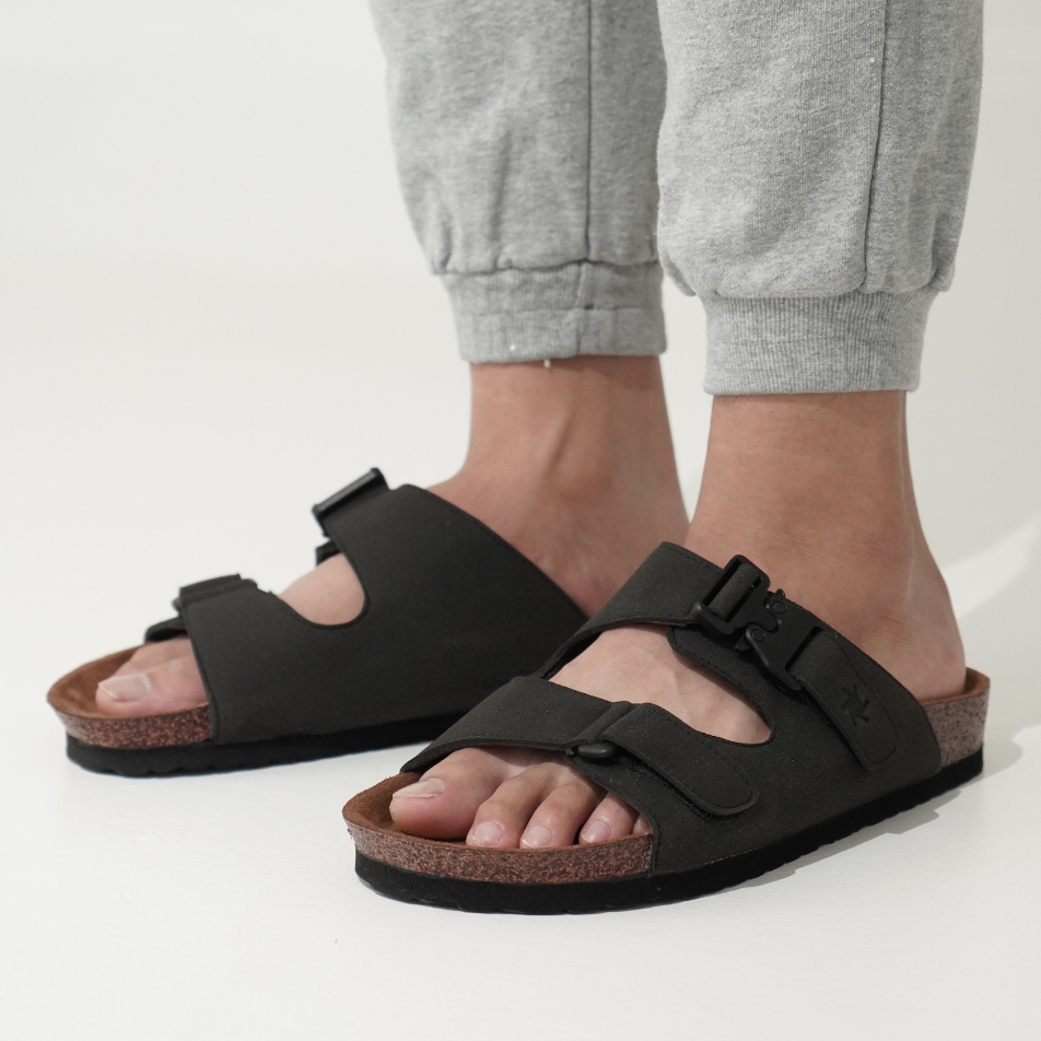 Jual Julaybib Sawan - Black | Sendal Hitam Slippers Casual Original ...