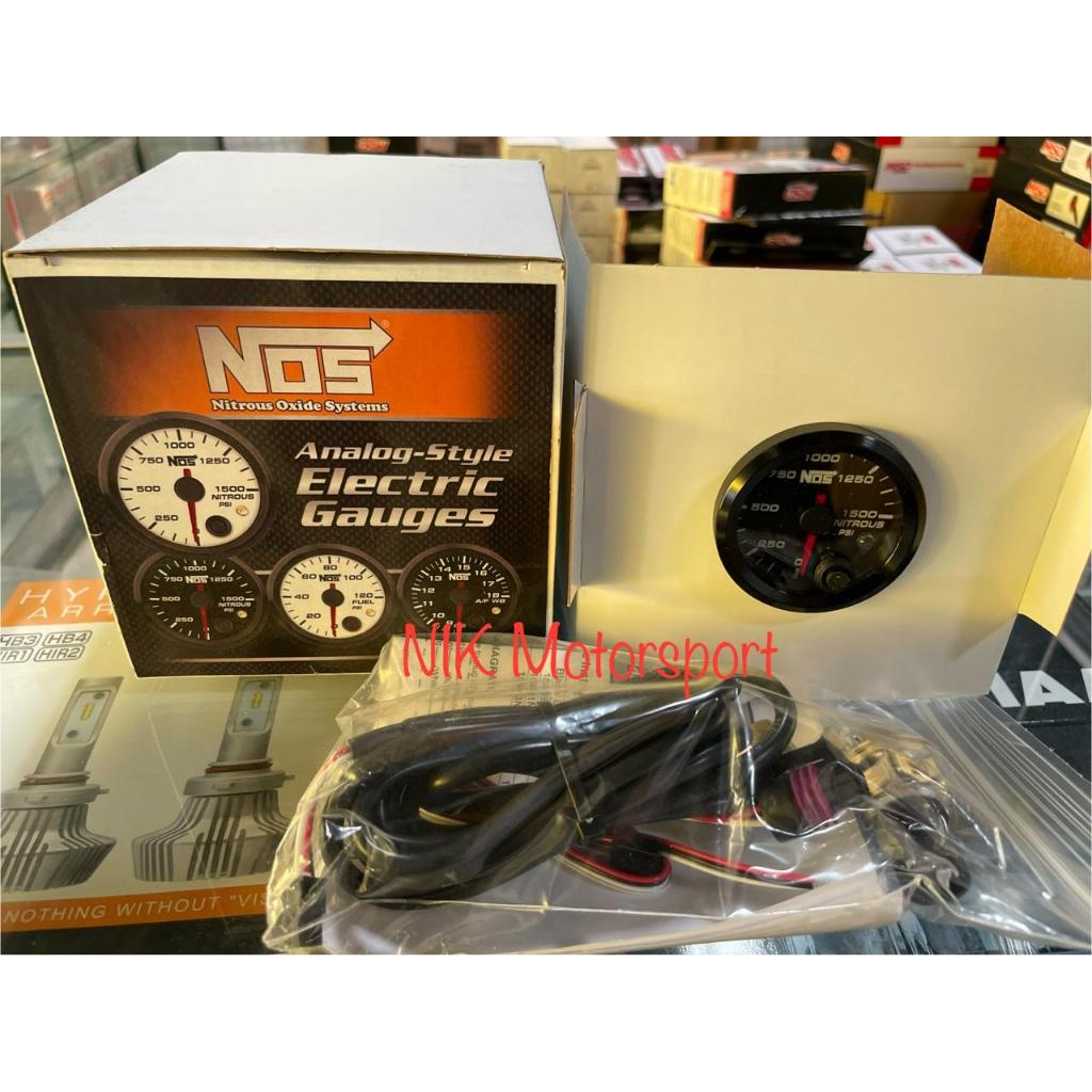 Jual NOS Pressure Gauge Analog Style 2-1/16" Nitrous Pressure Gauge 0 ...