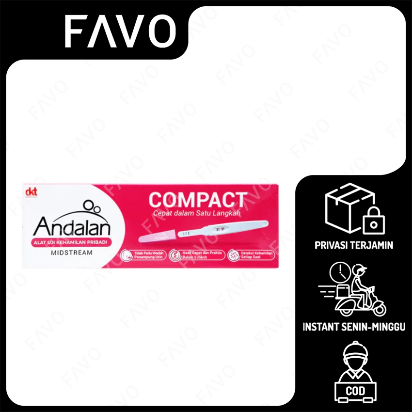 Jual Test Pack Kehamilan - Andalan Pregnancy Test Midstream | Shopee ...
