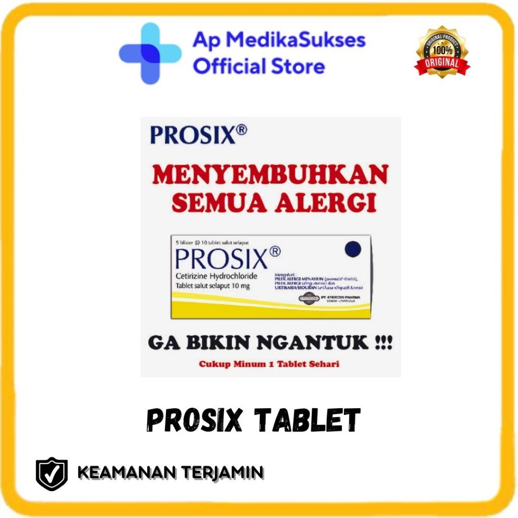 Jual Prosix 10mg Tablet 1 Strip Isi 10 Tablet (per Strip) | Shopee Indonesia