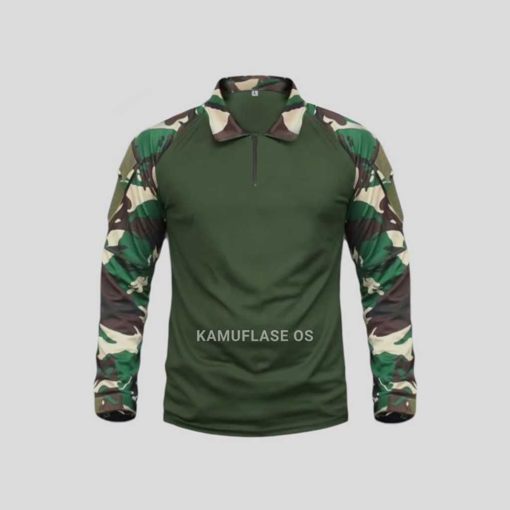 Jual Kaos tactical BDU Combat shirt loreng TNI AD malvinas pakaian outdoor miltary malpinas ...