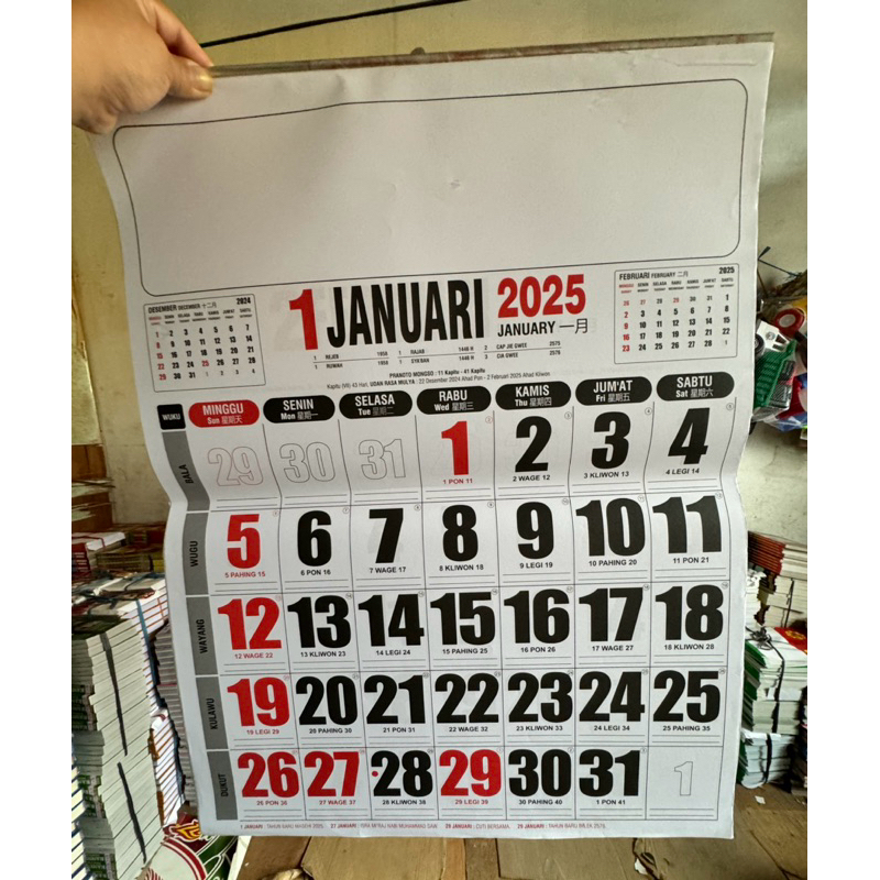 Jual kalender angka besar | Shopee Indonesia