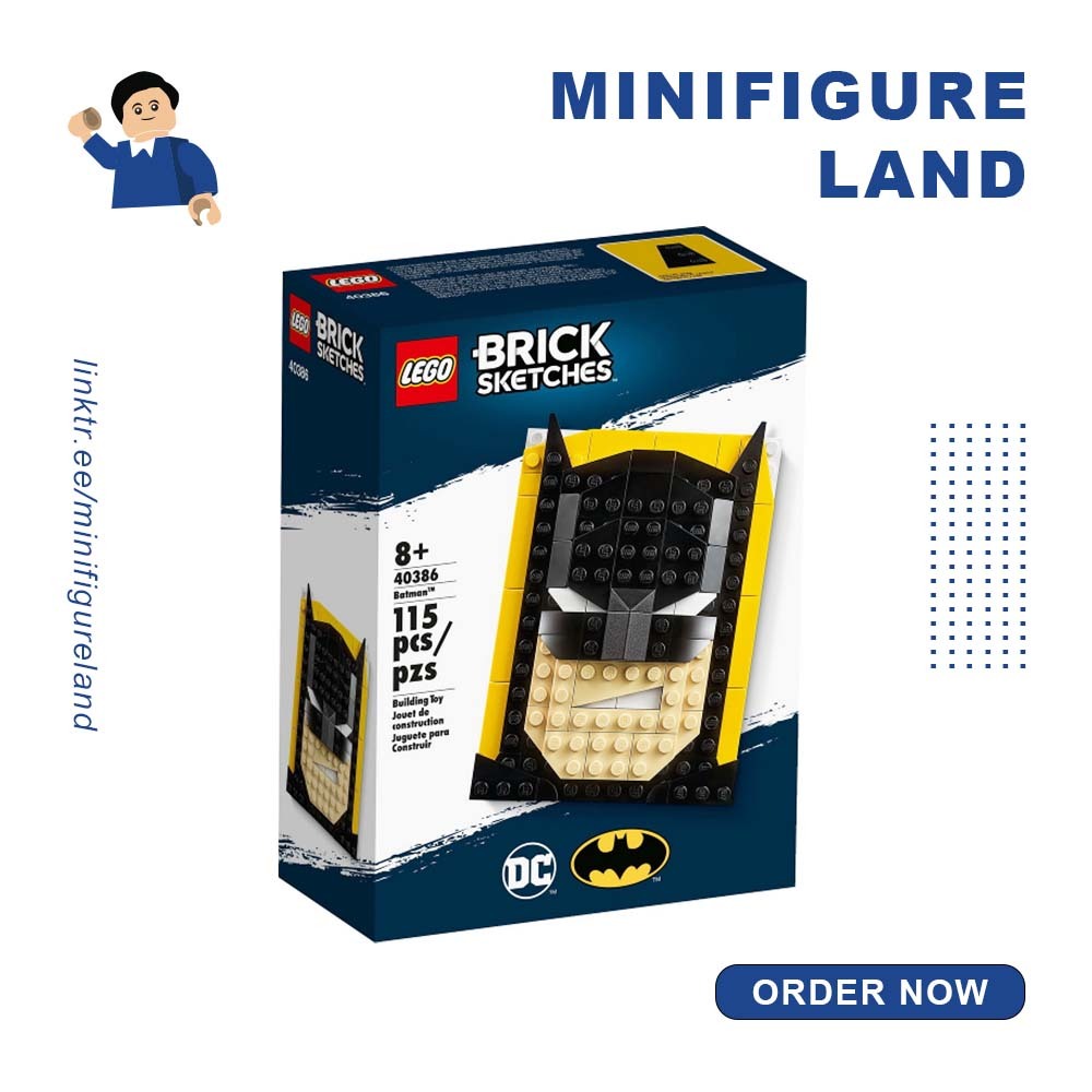 Jual Lego Brick Sketches - Batman - 40386 | Shopee Indonesia